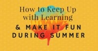 Summer Learning & Activities For Kids