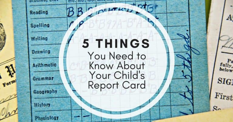 5 Things You Need to Know About Your Child's Report Card