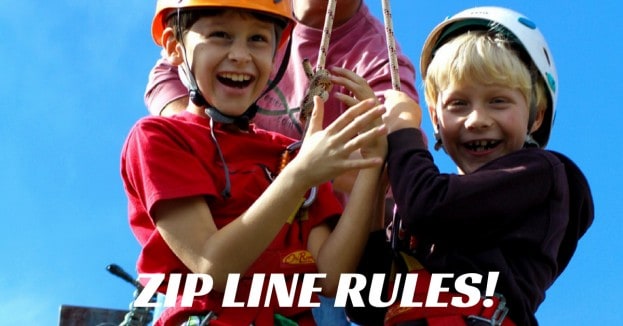 Zip Line Rules! - Child Development Institute
